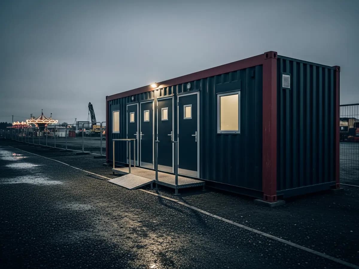 Container Restrooms For Jobsites And Events | First Choice Containers