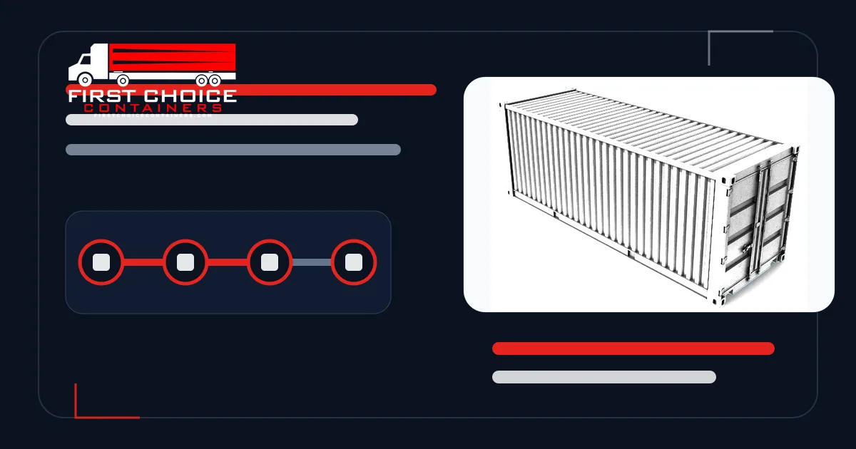 Rent-To-Own Shipping Containers | First Choice Containers